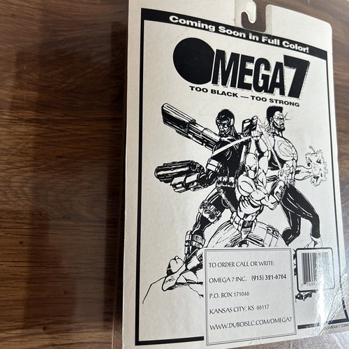 Omega Man African-american Super Hero Action Figure 1993 Omega7 Comics ...