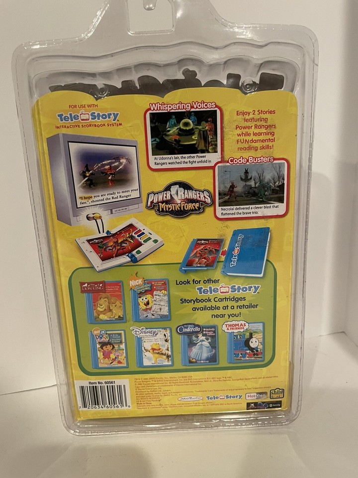 Telestory Cartridge storybook Power Rangers 2 complete story code ...