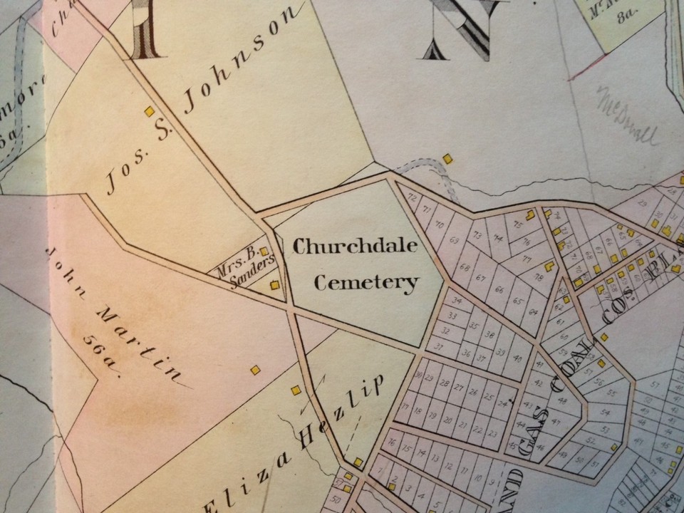 1895 HOPKINS PITTSBURGH PENNSYLVANIA WILKINS TOWNSHIP BEVLAH CHURCH ...