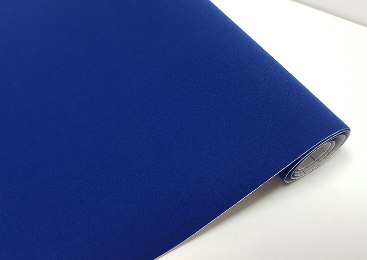 45cm wide DARK BLUE FELT VELOUR STICKY BACK PLASTIC VINYL D-C-FIX SELF ...