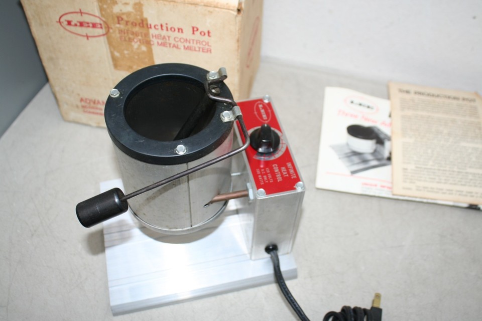 Lee Production Pot Lead Melting Pot 120V, 500 Watt, Infinite Heat ...