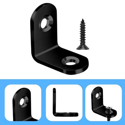 L Shape Support Bracket Kit of 40 in Stainless Steel with Installation ...