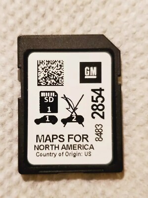 2020-2022 CHEVROLET GMC NAVIGATION SD CARD 8483 2854 FACTORY GM OEM | eBay