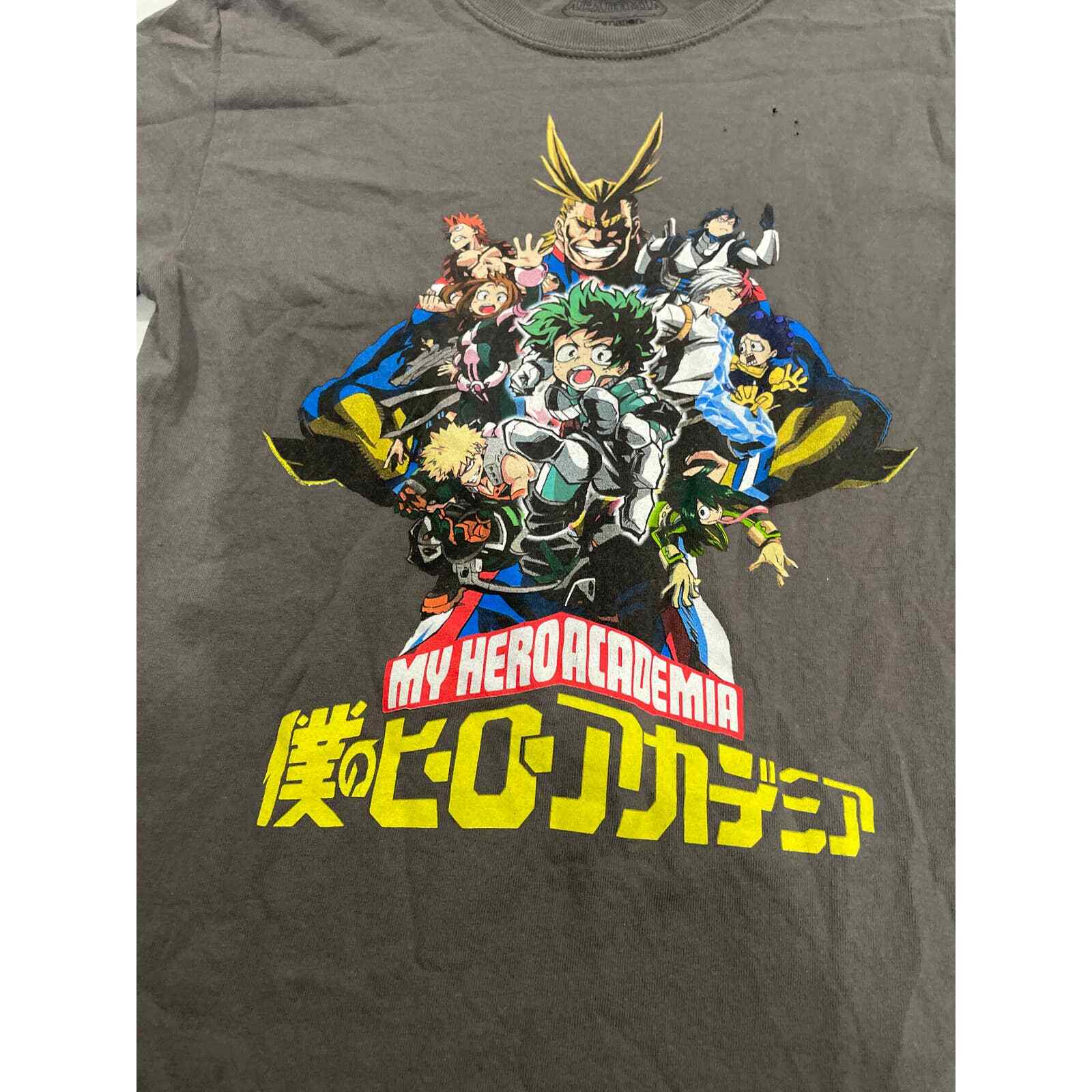 My Hero Academia Heroes Funimation T-Shirt Gray Men's… - Gem