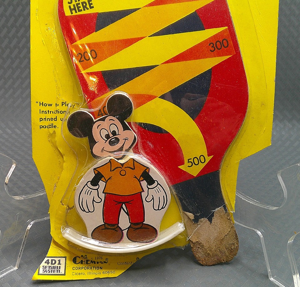 Vintage Chemtoy Wobbly Walker Race Disney Mickey Mouse Club Toy Game ...