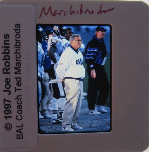 TED MARCHIBRODA BALTIMORE RAVENS STEELERS INDIANAPOLIS COLTS ORIGINAL ...
