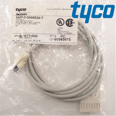 NEW AMP-0-0569528-6 6ft 110/RJ45 Cable AMP NETCONNECT 110 Connect XC ...
