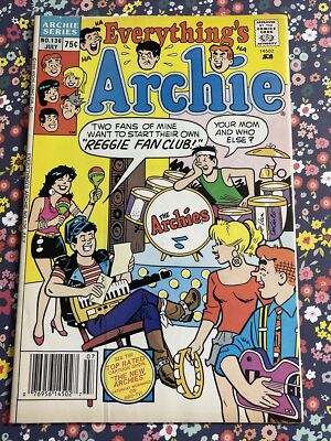 EVERYTHING'S ARCHIE #136 BETTY & VERONICA DAN DECARLO 1988 REGGIE NEW ...