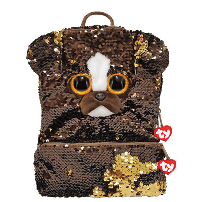 TY Flippables Sequin Plush Backpack- Brutus | eBay