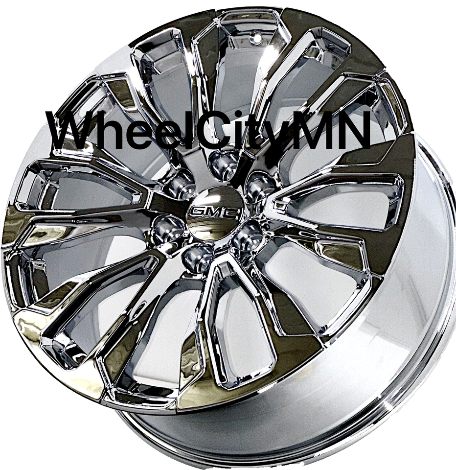 2024 GMC Sierra Denali Ultimate 22" Chrome OE Replica Wheels 6x5.5 ...