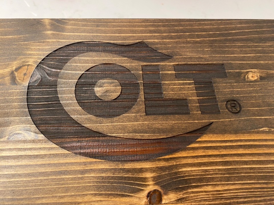 Colt Python 6" Barrel Presentation Case Laser Engraved Lid and Interior ...