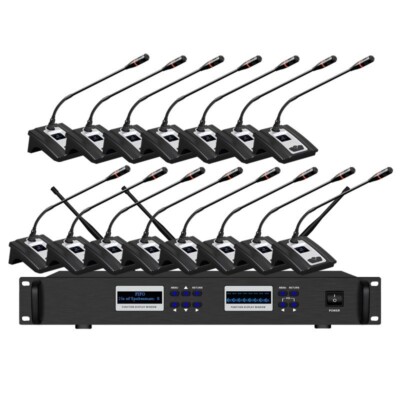 Digital Discussion System Wireless Conference Microphone System 15 ...