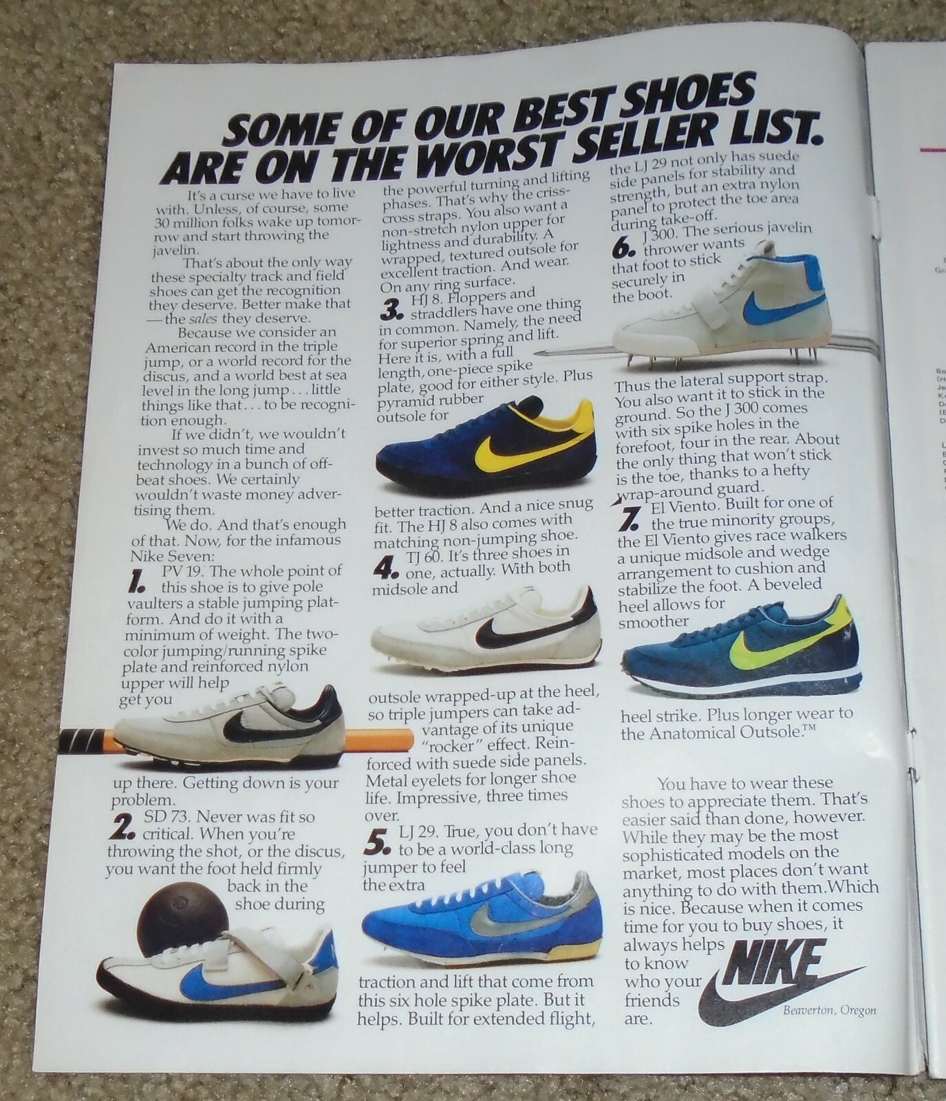 Nike Shoe Print Ads