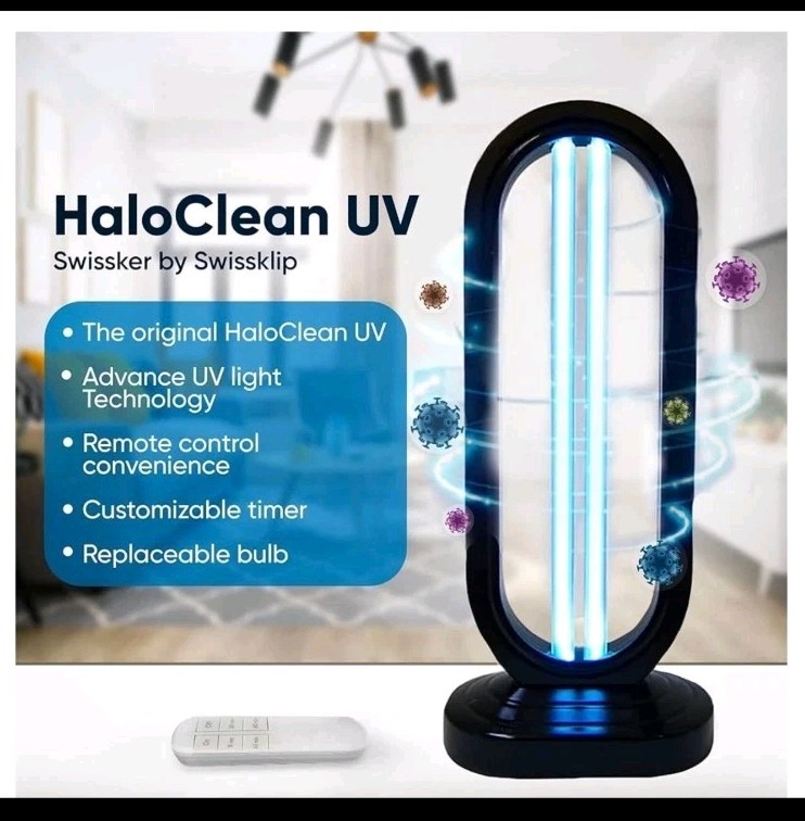 Swissklip HaloClean UV Original, Home Disinfection Device Dust Mites ...