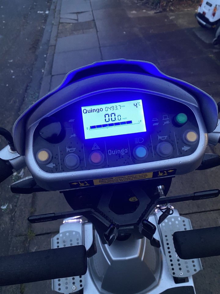 Quingo Vitess 2 Mobility Scooter 500 Miles From NewCaptian Seat ...