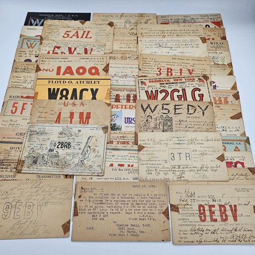 Lot 51 Vintage QSL Cards 1920s Various Countries | eBay