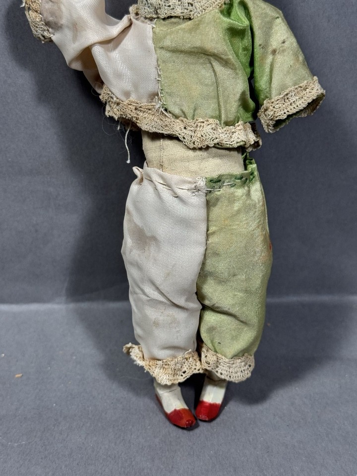 Rare Antique German Composition Handmade Clown Jester Doll | eBay