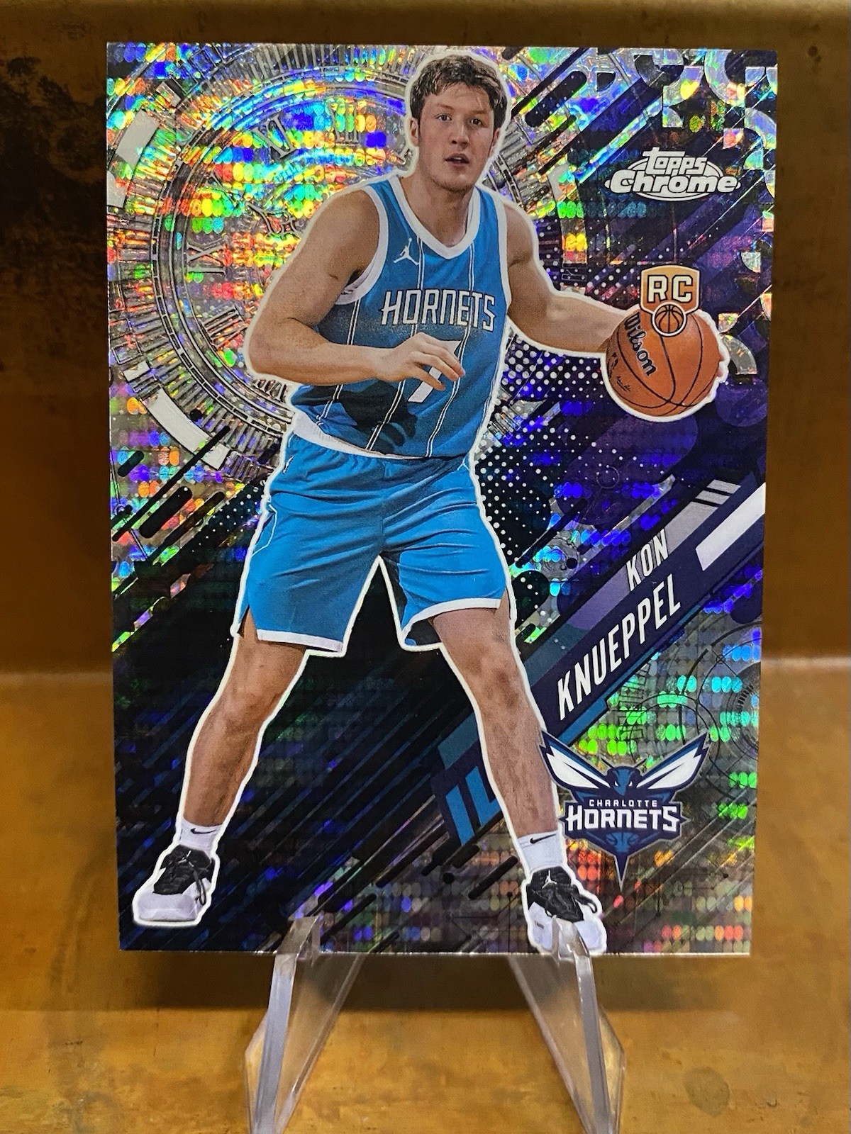 Kon Knueppel 2025 Topps Chrome #GT-19 Go Time - Pulsar Refractor Price ...