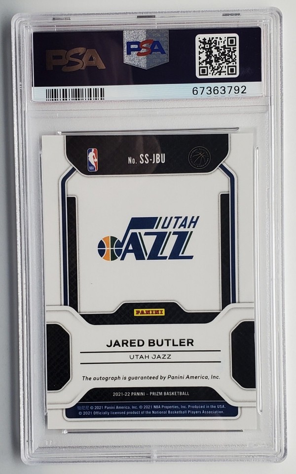 2021 Panini Prizm Sensational Signature Jared Butler Autograph RC PSA ...
