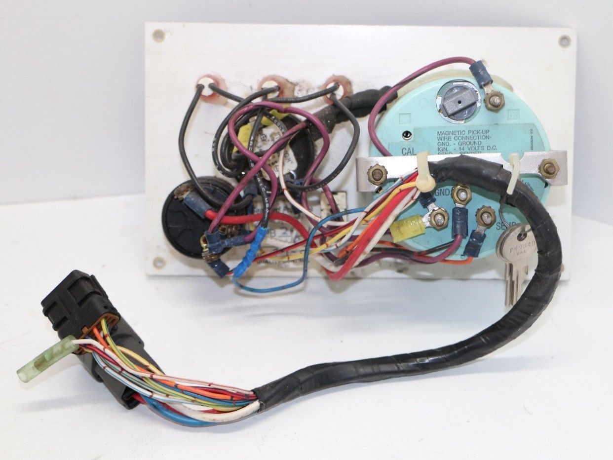 Island Packet Sailboat Yanmar 4JH Ignition Instrument Panel w/ Hour ...