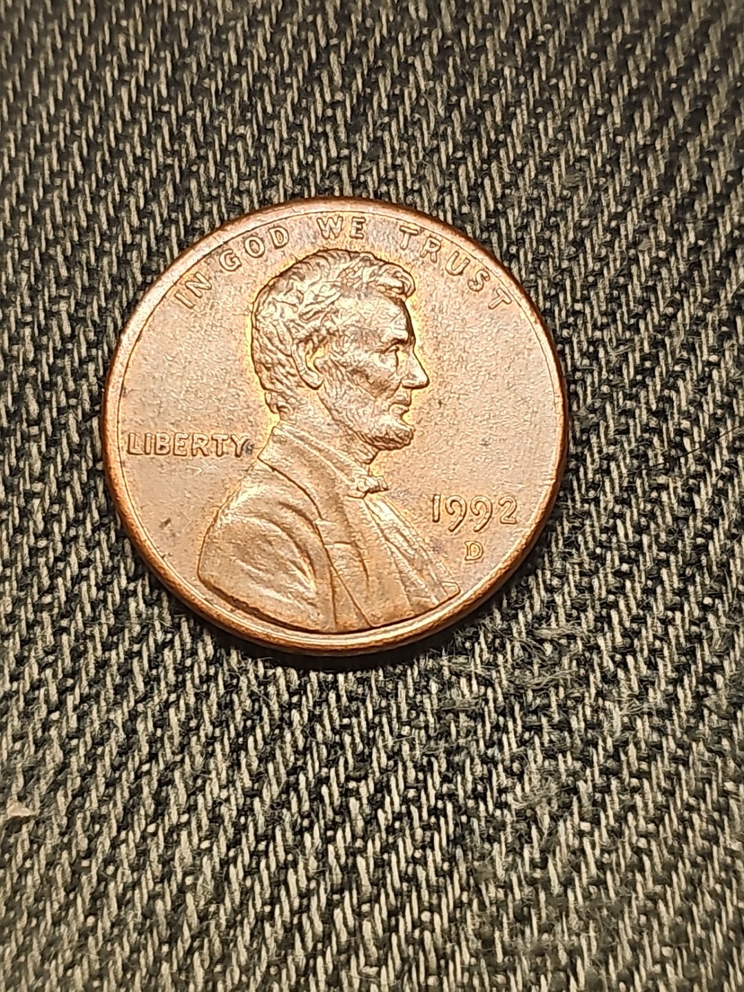 1992 D Lincoln Penny, Wide AM, Close FG - #List7P | eBay