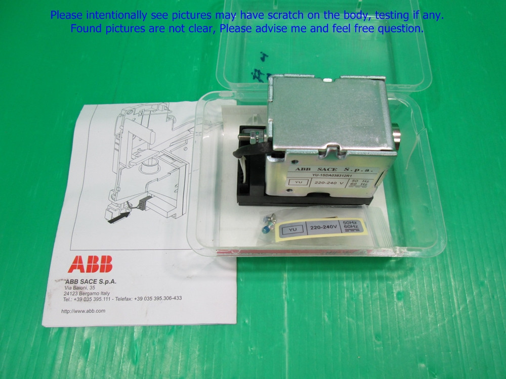 ABB 1SDA038312R1, UNDER VOLTAGE RELEASE, New with box, Sn:X04D, dφm | eBay