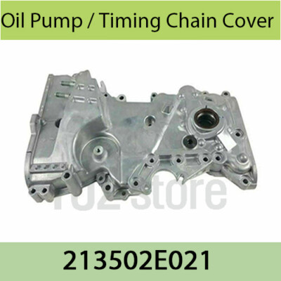 OEM 213502E021 Oil Pump / Timing Chain Cover for Hyundai Elantra | eBay