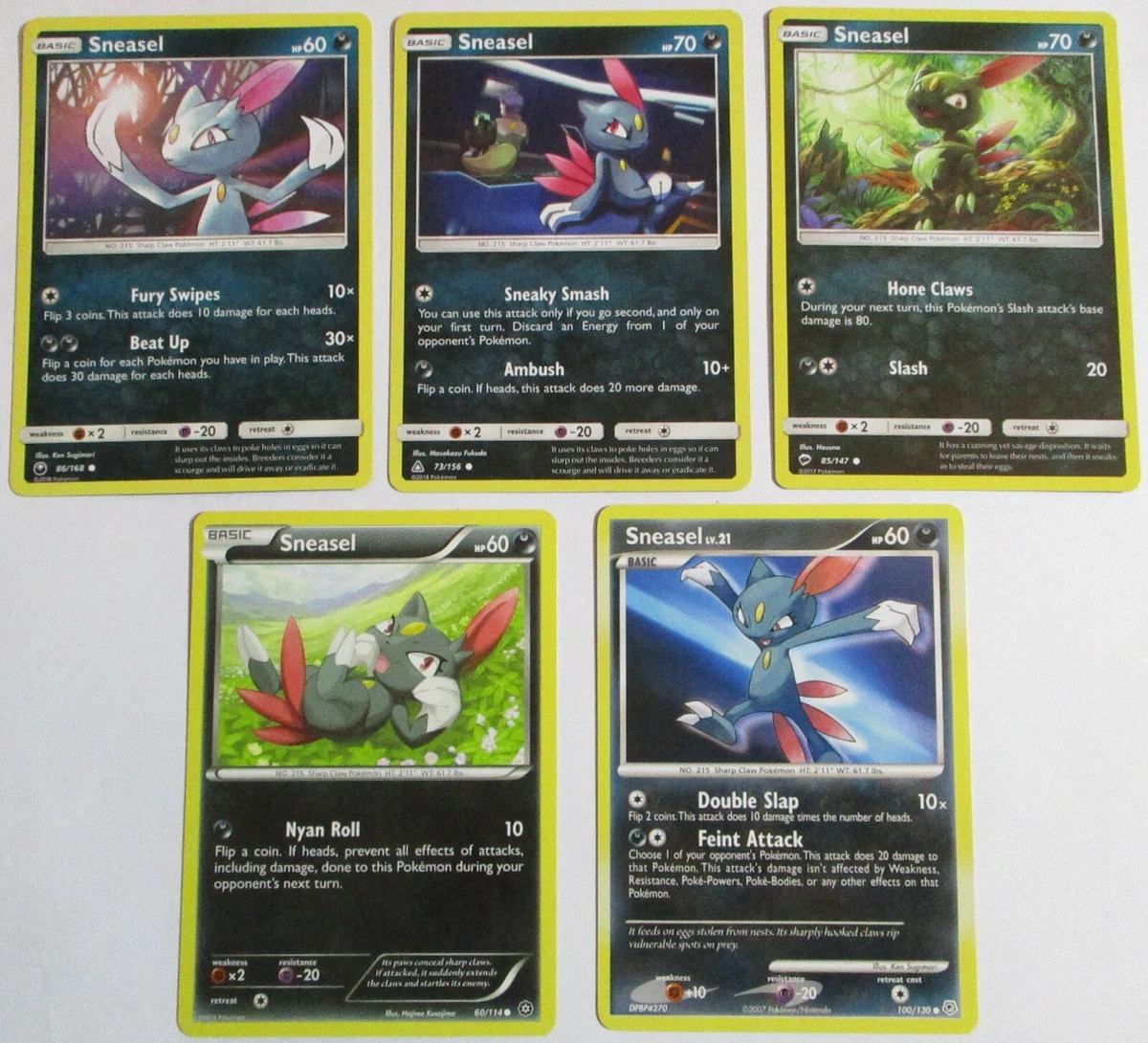 Sneasel Evolution Card
