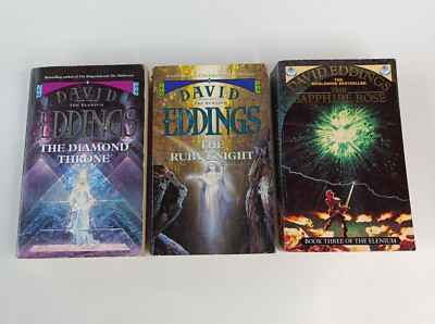 David Eddings The Elenium Complete Set of 3 Books Fantasy Small ...