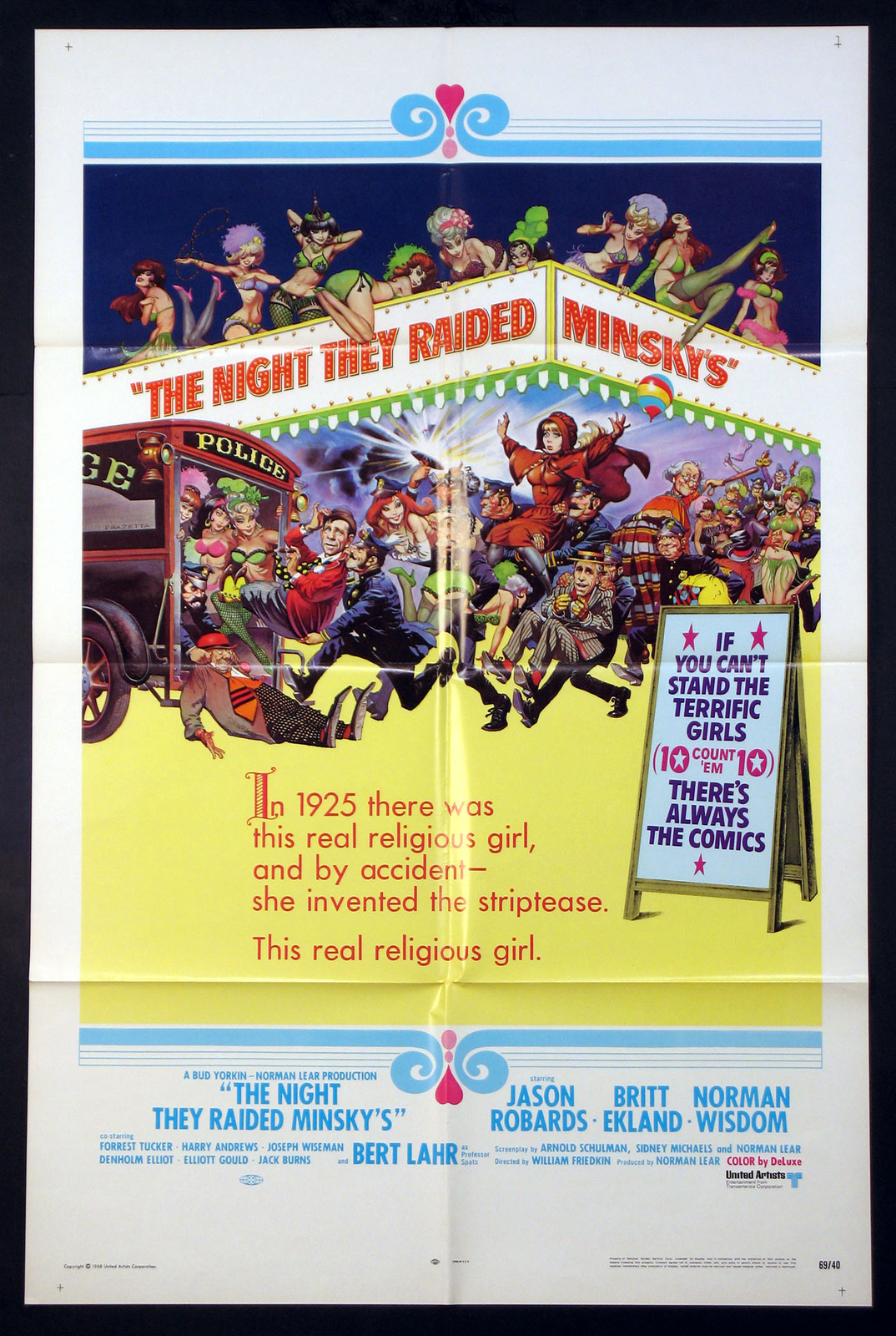 THE NIGHT THEY RAIDED MINSKY’S JASON ROBARDS FRANK FRAZETTA ART 1969 1 ...