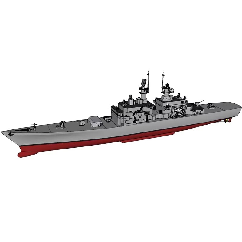 3D Printed 1/700/1250/2000 U.S. Navy California-class Cruiser Model Kit ...