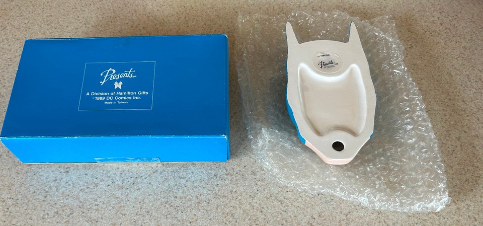 DC COMICS SUPERHEROES (1989 Hamilton) -- Batman Wall Mask -- In Box | eBay