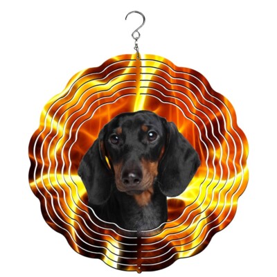 Dachshund Wind Spinner, yard decoration, dog wind spinner | eBay
