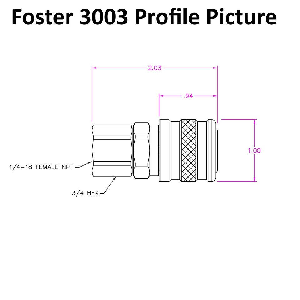 5pc 1/4" Female NPT FPT Quick Coupler Set Air Hose Connector Fittings ...