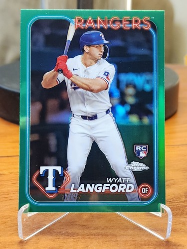 2024 Topps Chrome - True Green Refractor #122 Wyatt Langford /99 (RC ...