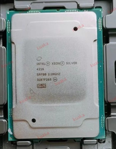 Intel Xeon Silver 4216 CPU 16T/32T LGA3647 Support Supermicro X11SPL-F ...