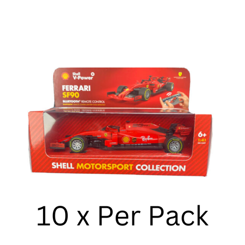10x FERRARI F1 SF90 Shell motorsport collection V-Power 1/41 Die Cast ...