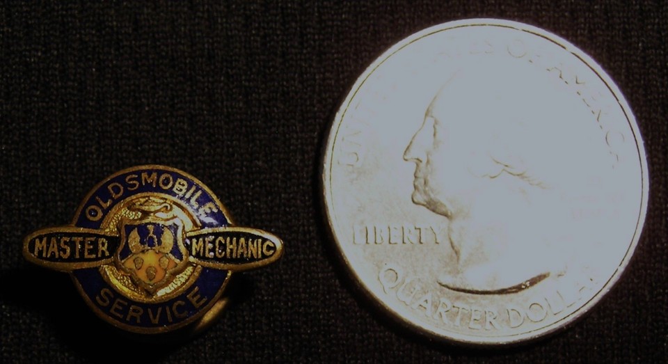VTG OLDS OLDSMOBILE SERVICE MASTER MECHANIC SCREW BACK PIN - Car Auto ...