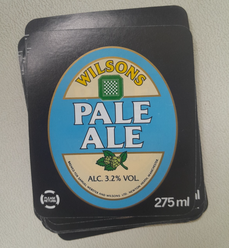 Lot Of Vintage 50 WILSONS Pale Ale Beer Labels - Manchester, UK | eBay