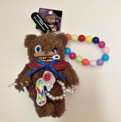USJ HAMIKUMA Mascot Keychain with Strap Horror Teddy Bear Brown 2025 ...