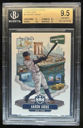 2019 Panini Diamond Kings Aaron Judge Downtown #D8 Yankees BGS 9.5 | eBay