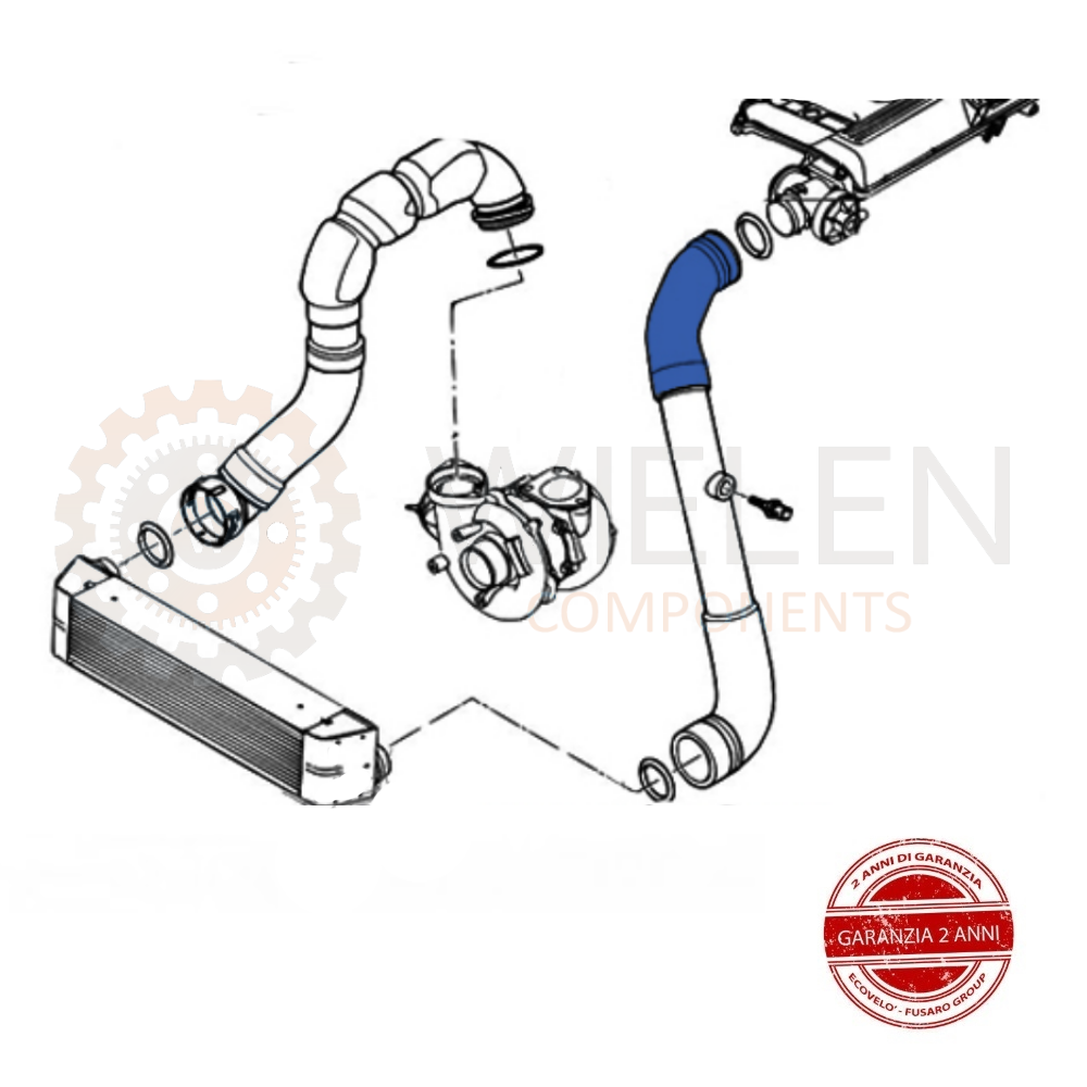 Intercooler Turbo Hose for BMW 3 Series (E46) 330 d xd Cd 11617799398 ...
