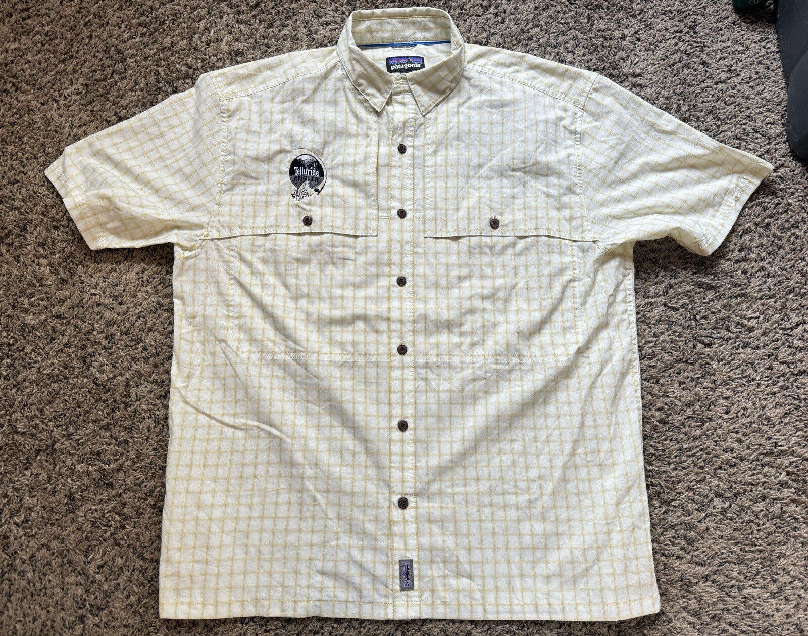 Patagonia Island Hopper Plaid Fishing Button Up Shirt… - Gem