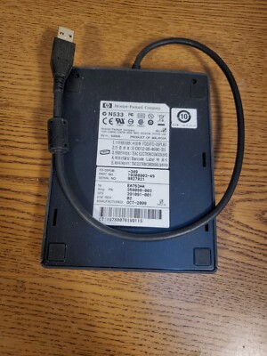 HP N533 part#19308803-49 FD-05PUB 349 External USB Floppy Drive Tested ...