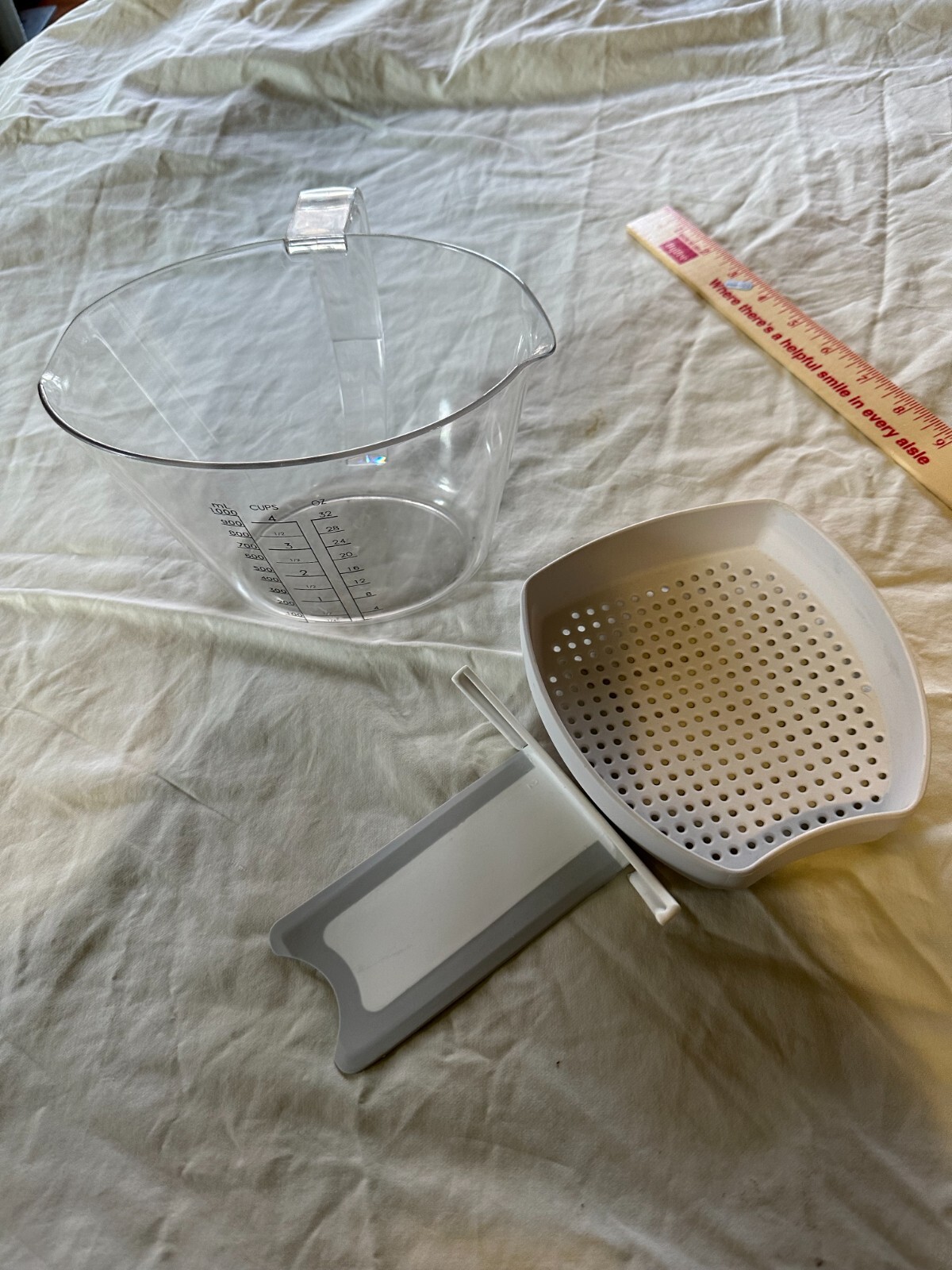 Pampered Chef Gravy Separator #1188 32 oz Measuring Cup & Strainer | eBay