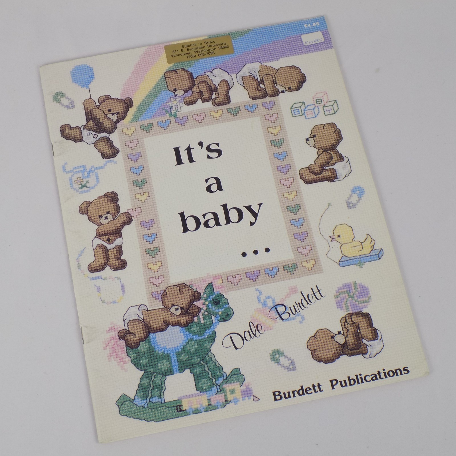 It's a Baby Cross Stitch Patterns Book Birth Sampler Dale Burdett ...