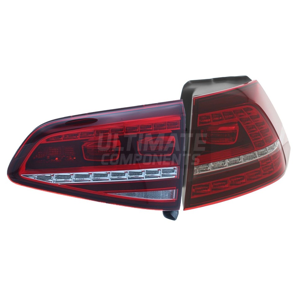 VW Golf Mk7 GTI GTD 2013-2017 LED Inner & Outer Rear Lights Lamps ...