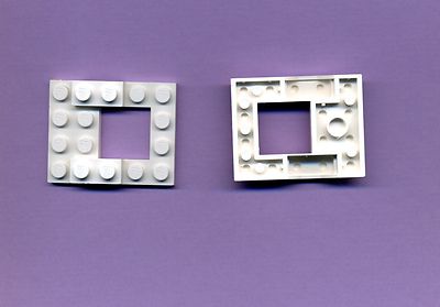 Lego-- 4211 -- Fahrgestell -- Bauplatte -- Weiß -- 4 x 5 -- 10 Stück ...