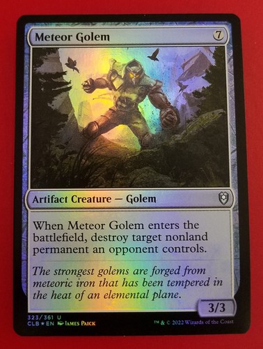 1x Meteor Golem | FOIL | Battle for Baldur's Gate | MTG Magic Cards | eBay