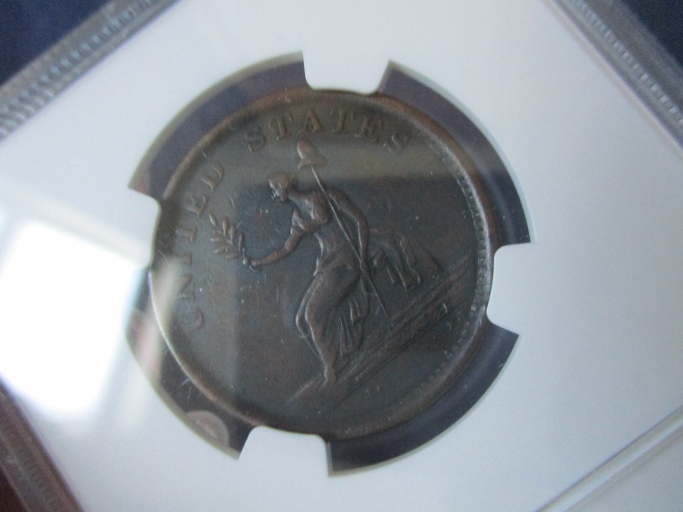1783 Washington & Independence Large Bust US Copper Coin NGC AU Details ...